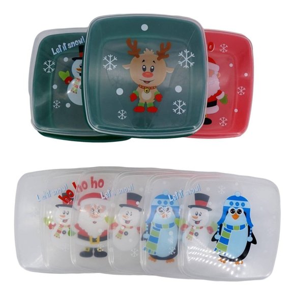 Homesmart | Kitchen | Homesmart Holiday Food Containers 3 Containers 9 ...